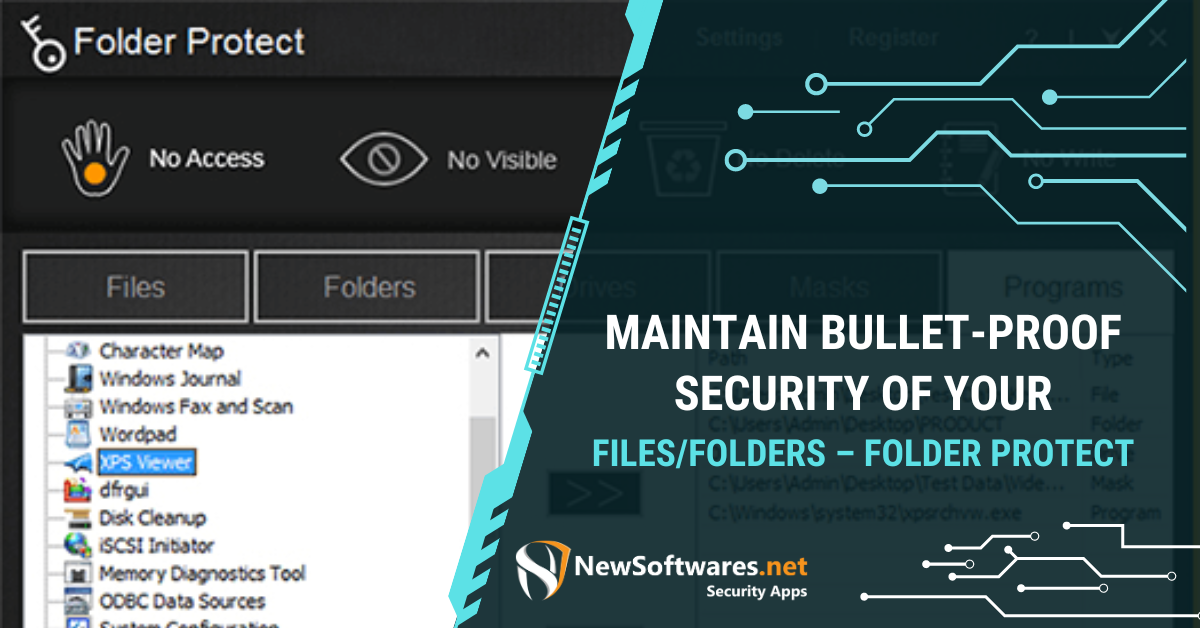 Maintain Bullet-proof Security Of Your Files & Folders - Folder Protect