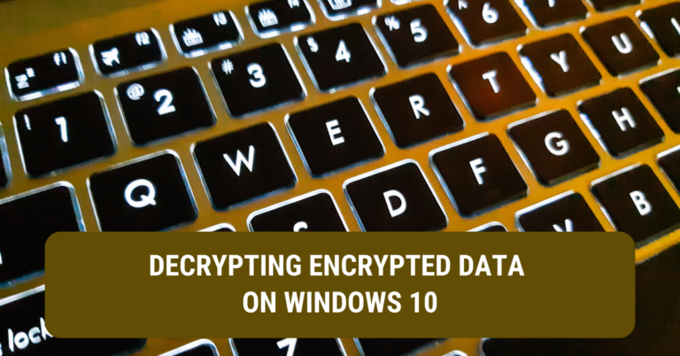 How To Decrypt Encrypted Data? - Newsoftwares.net Blog