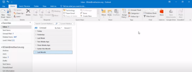 Where Is The Tools Menu In Outlook?