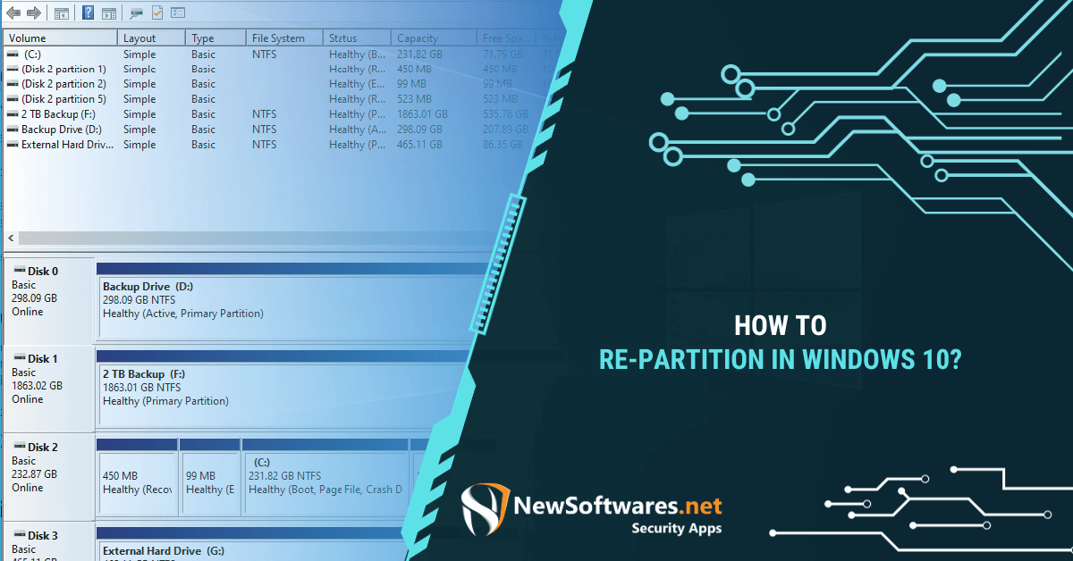 How To Re-Partition In Windows 10? - Newsoftwares.net Blog