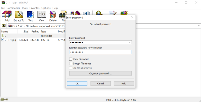How To Protect A Zip Or Rar File With A Password? - Newsoftwares.net Blog