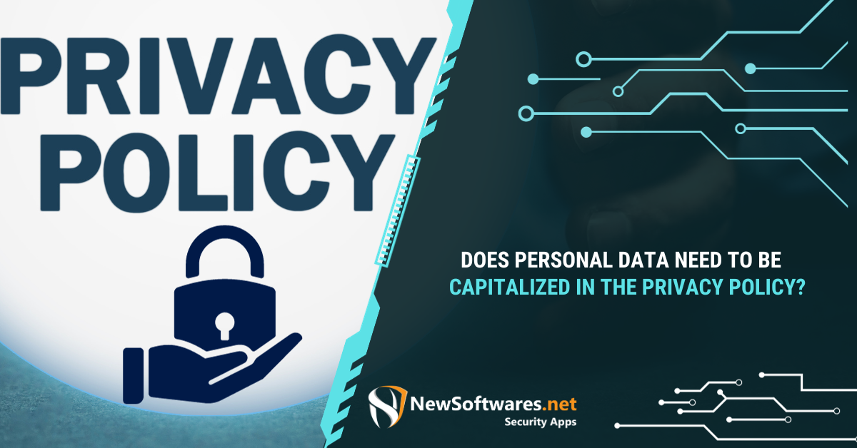 Does Personal Data Need To Be Capitalized In The Privacy Policy? - Newsoftwares.net Blog