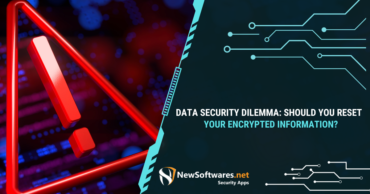 Data Security Dilemma: Should You Reset Your Encrypted Information? - Newsoftwares.net Blog