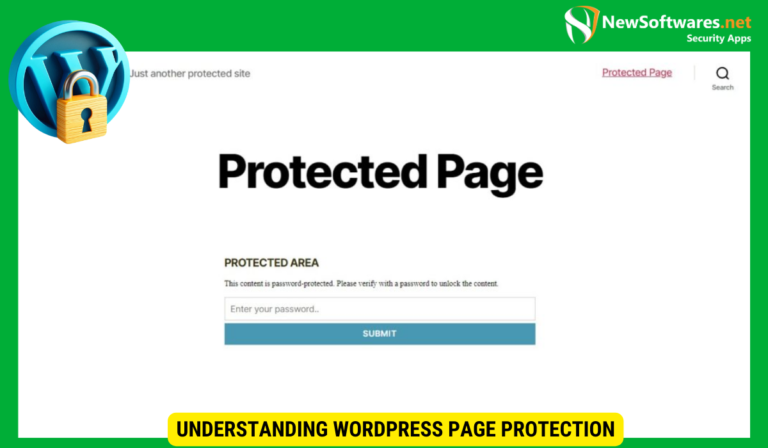 How To Password Protect A Page In WordPress? - Newsoftwares.net Blog