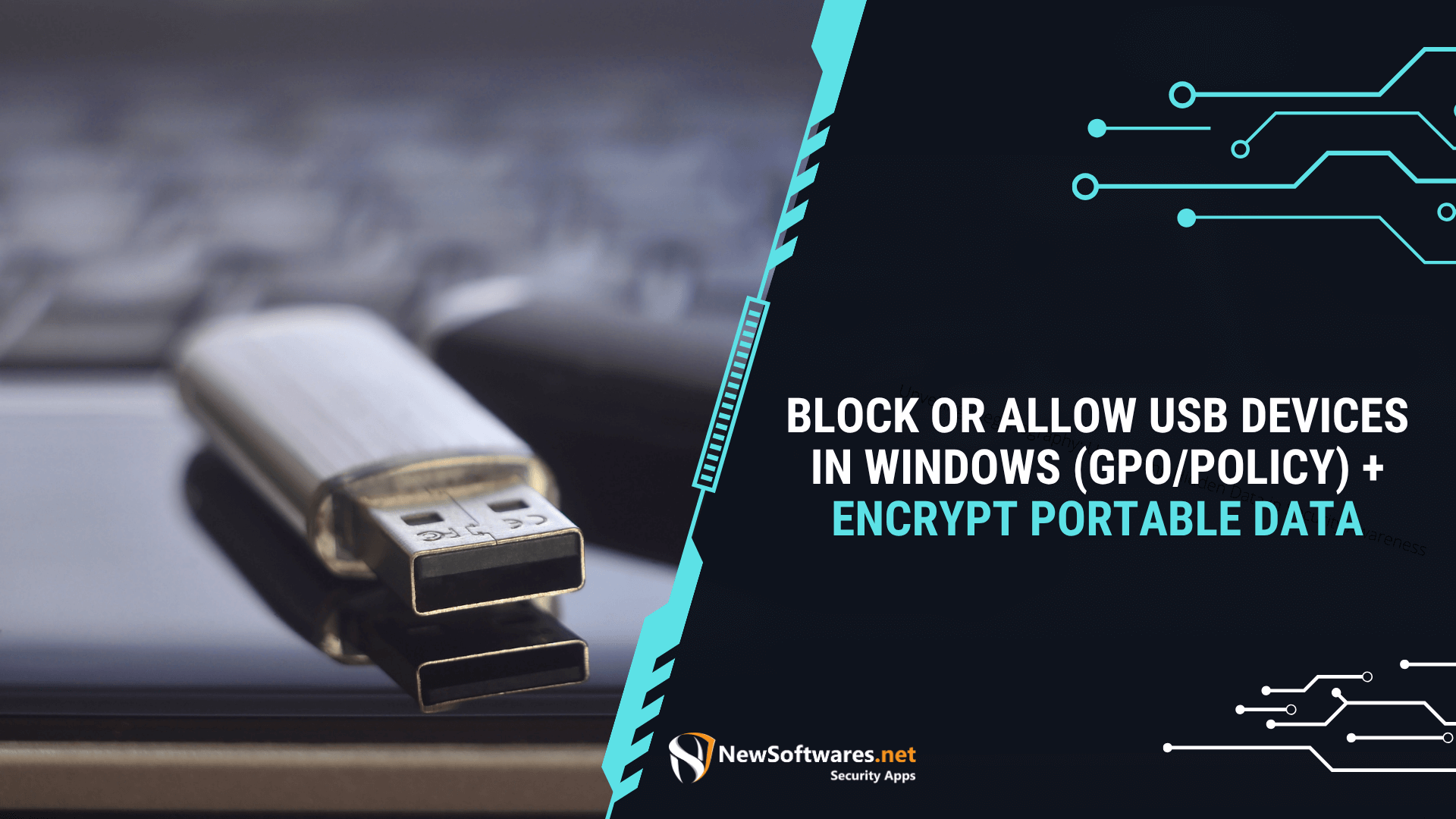 Block Or Allow USB Devices In Windows (GPO/Policy) + Encrypt Portable Data - Newsoftwares.net Blog
