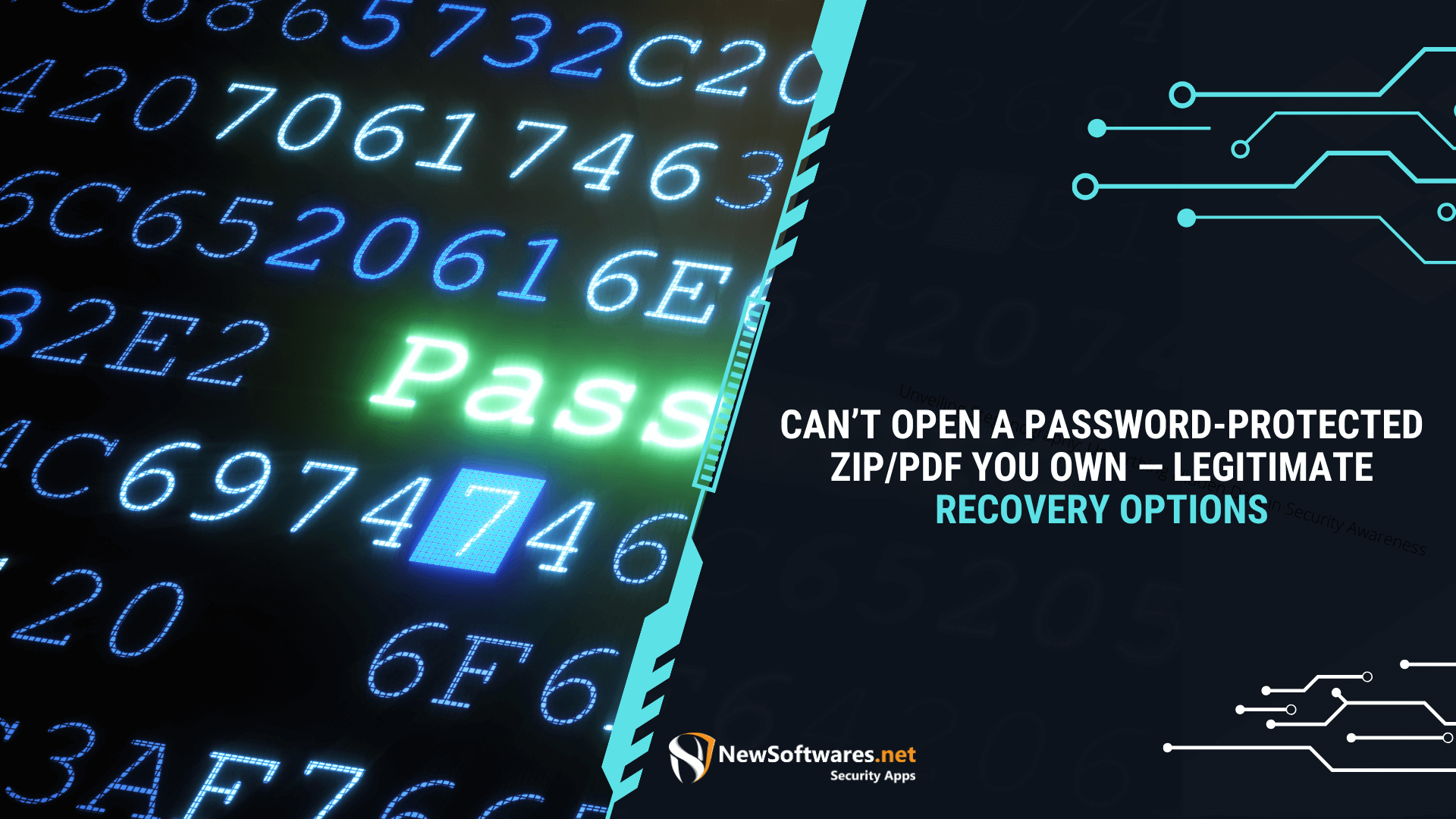 Can’t Open A Password Protected ZIP/PDF : You Own Legitimate Recovery ...