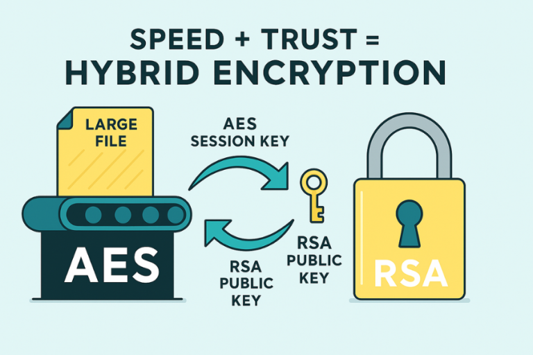 How RSA & AES Work Together (Hybrid Encryption) In Real Apps ...
