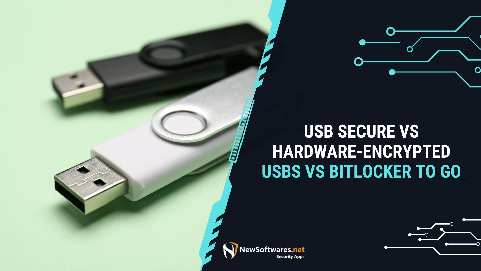 USB Secure Vs Hardware Encrypted USBs Vs BitLocker To Go - Newsoftwares.net Blog