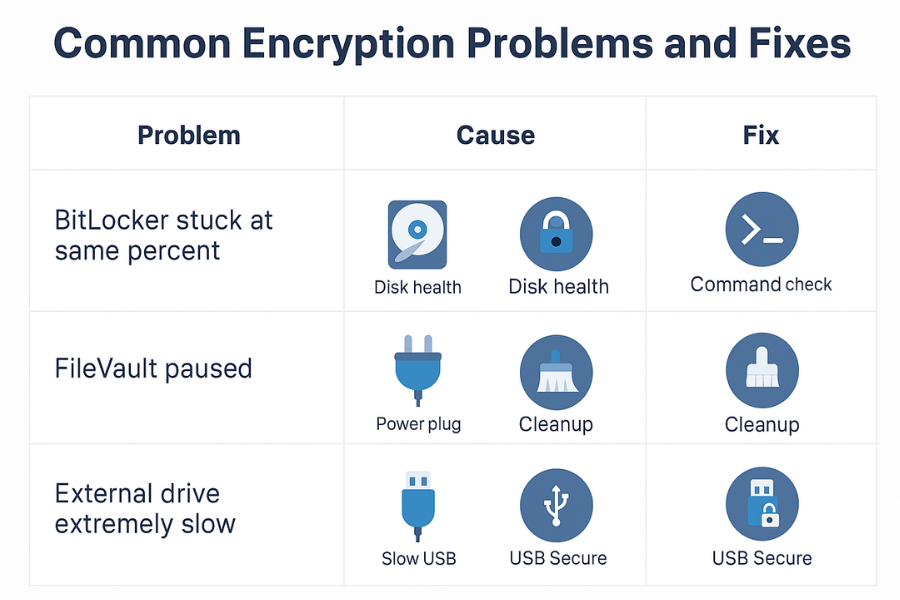 BitLocker/FileVault Taking Forever? Speed-Up & Verify Health ...