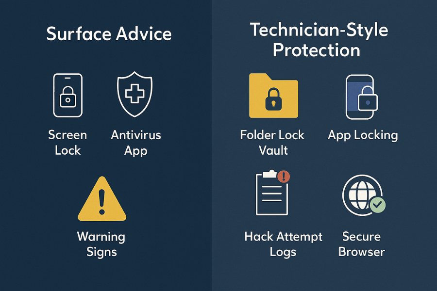 Protect Personal Media From Spyware & Unauthorized Viewing (mobile ...