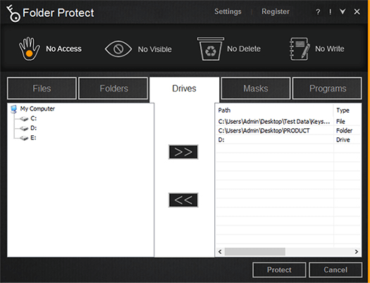 Folder Protect – Password Protect folders on PC- Free download