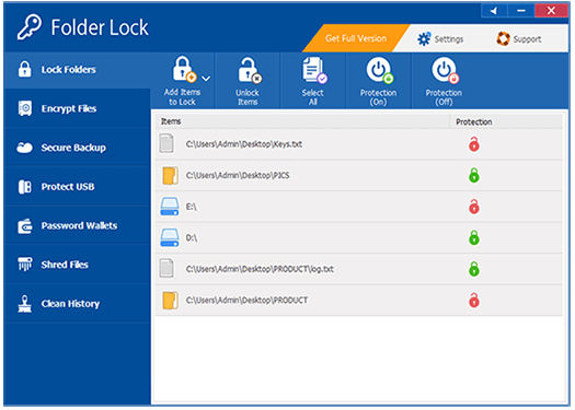Folder Lock File Lock And Encryption Software Free Download