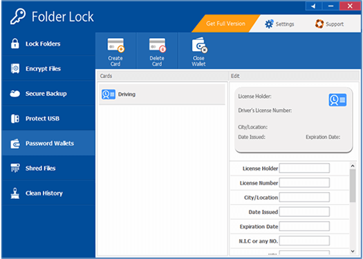 Folder Lock - File Lock and Encryption Software - Free Download